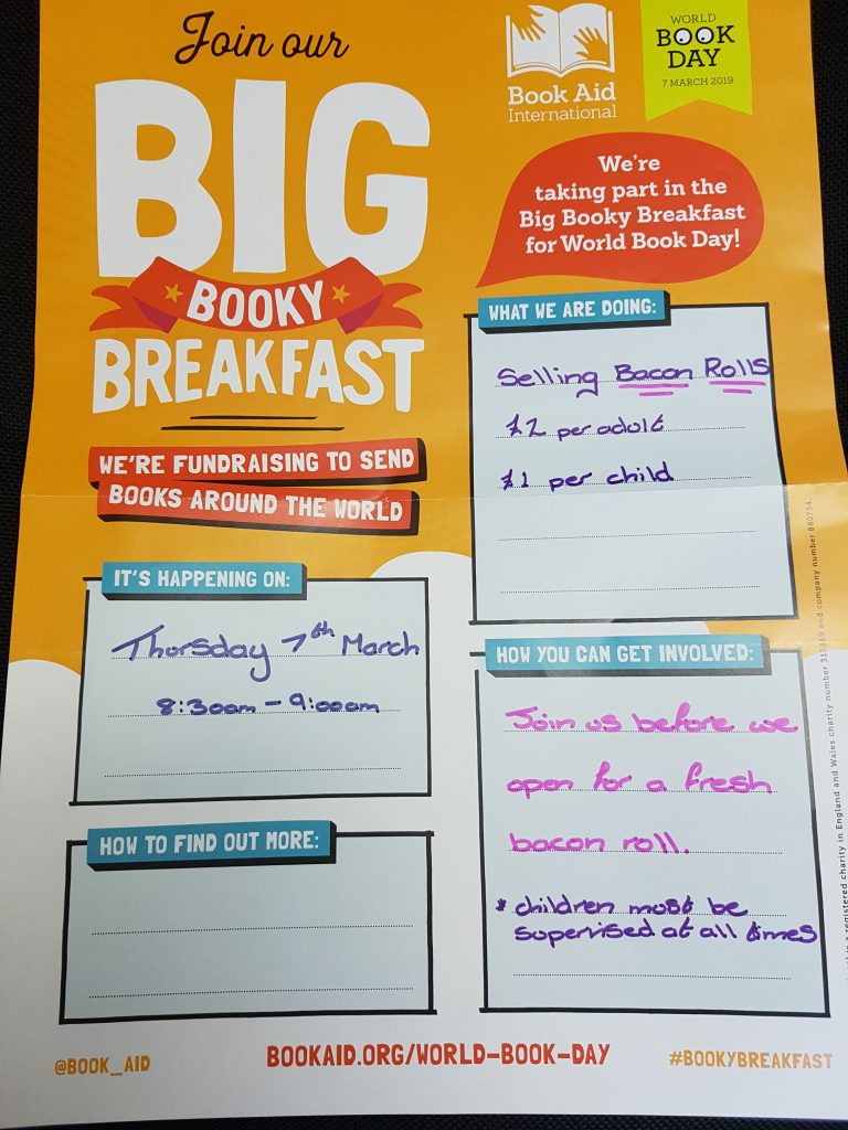 World Book Day! Pancake Flipping!The Big Booky Breakfast! – Buckden ...